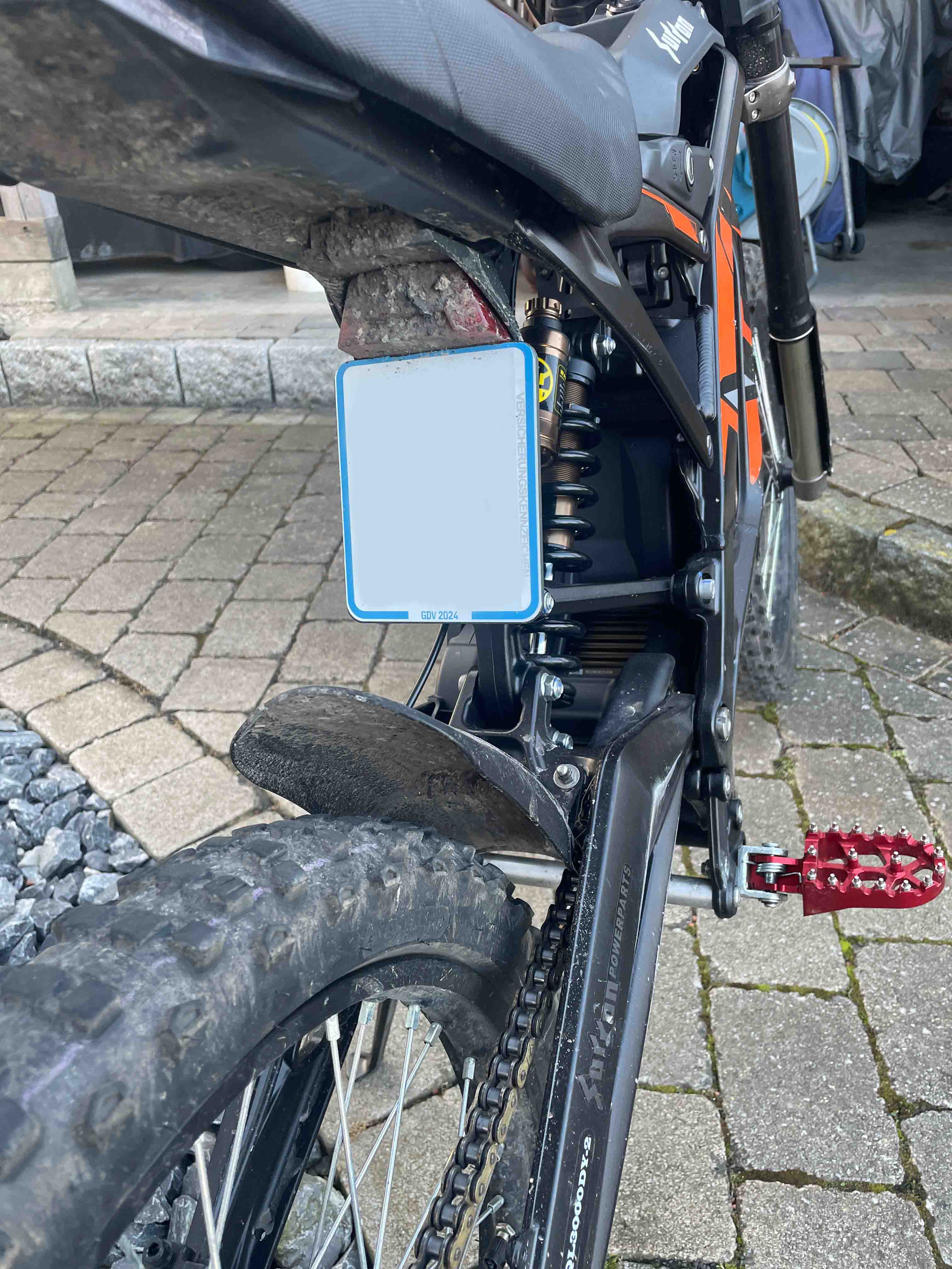 Surron stable license plate holder by Technikstudent | Download free ...