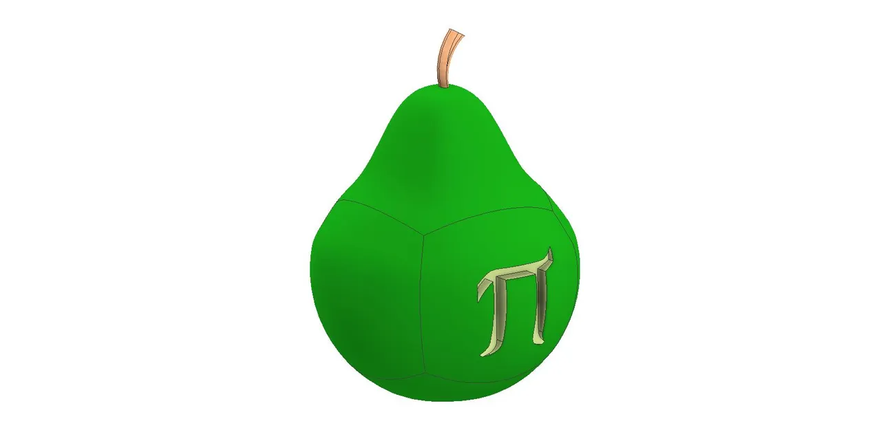 πR (pear) by Pavel Šichnárek | Download free STL model | Printables.com