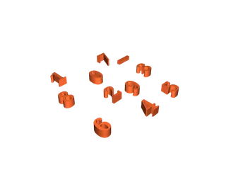 Math number blocks by Jude Carroll | Download free STL model ...