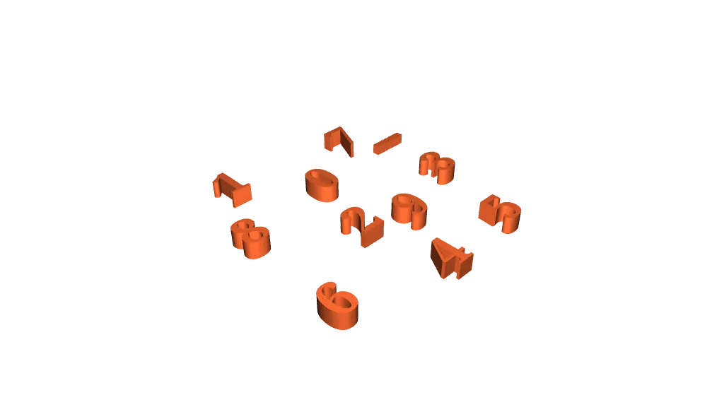 Math number blocks by Jude Carroll | Download free STL model ...