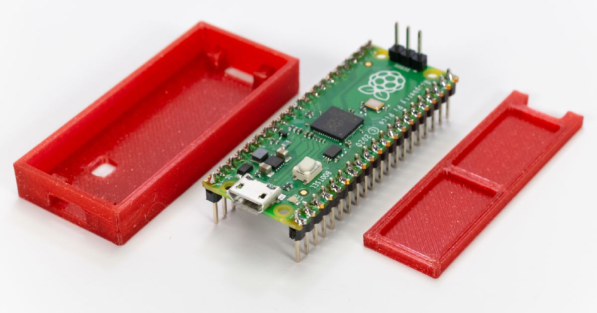 Enclosure for Raspberry Pi Pico 1 & 2 by Marcin Saj | Download free STL ...