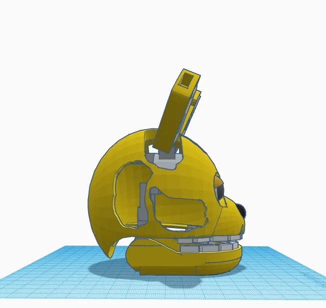 FNAF The Yellow Rabbit Cosplay Head by AlaggyRedHairedMan | Download ...