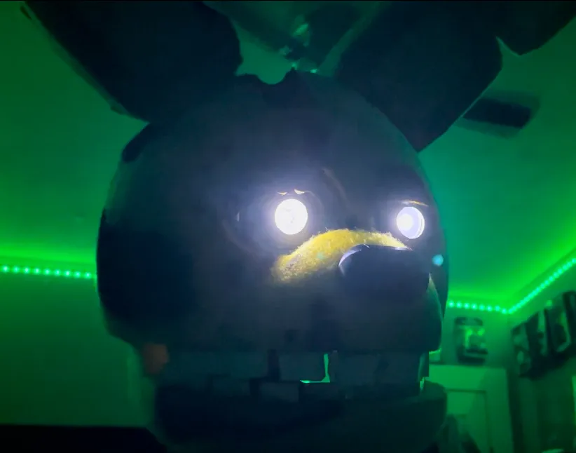FNAF The Yellow Rabbit Cosplay Head by AlaggyRedHairedMan | Download ...