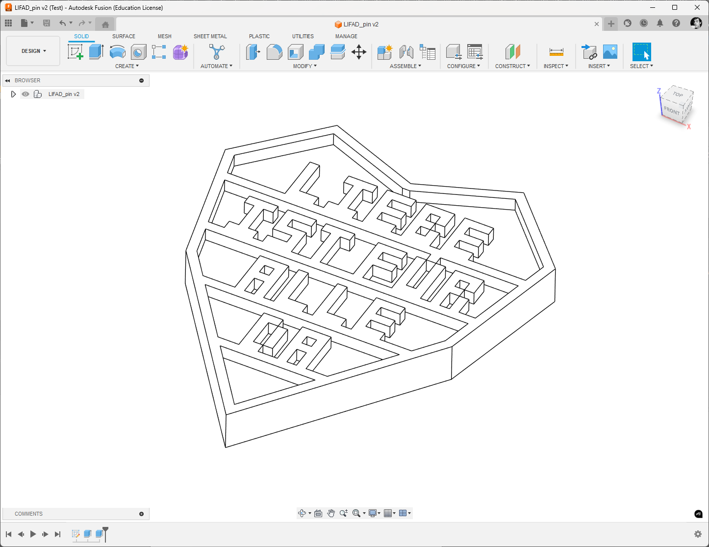 Old LIFAD pin blank by georgmierau | Download free STL model ...
