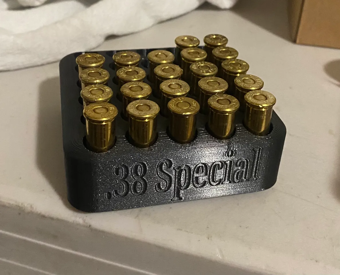 .38 Special Ammo Holder by rafeech | Download free STL model ...
