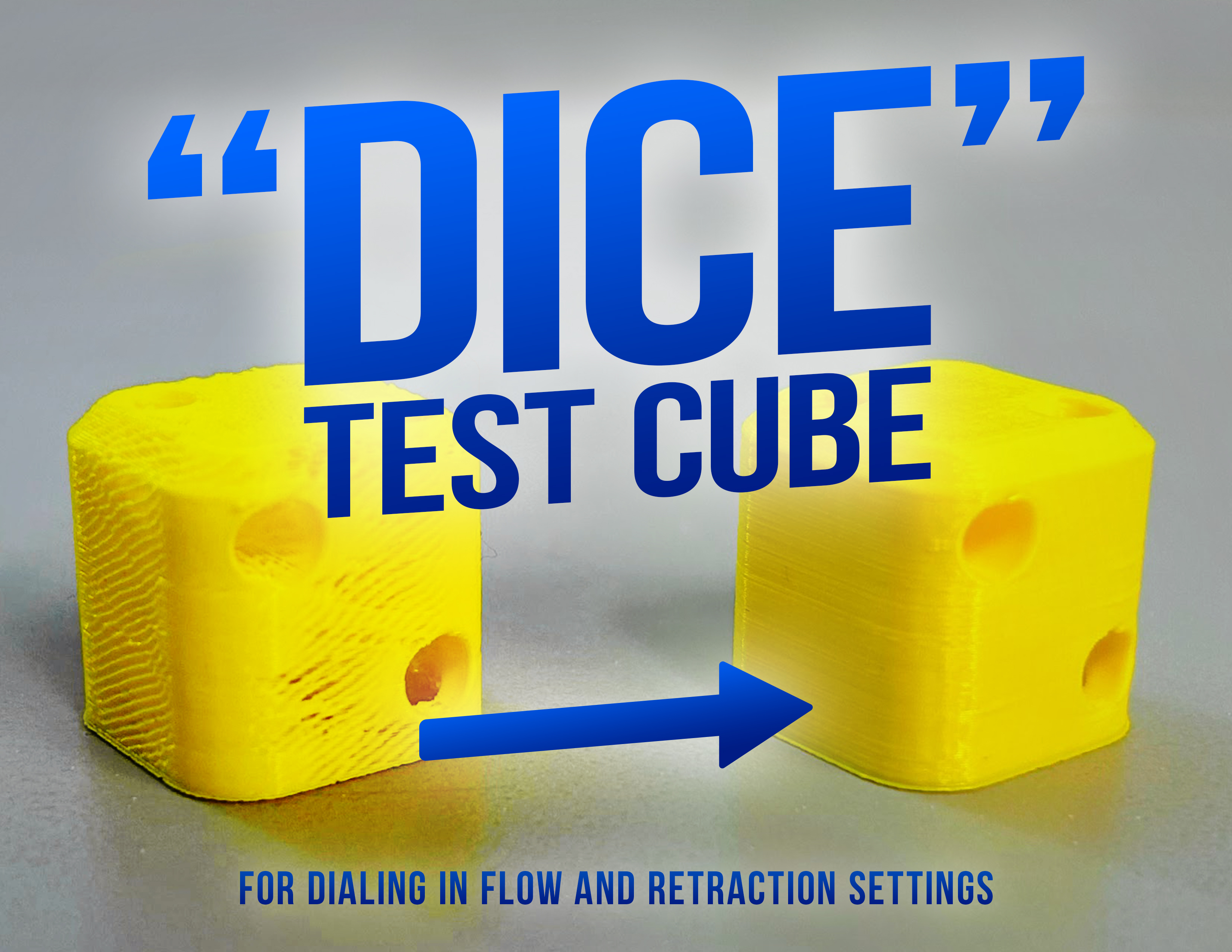 "Dice" Test Cube by cl@ytr0n | Download free STL model | Printables.com