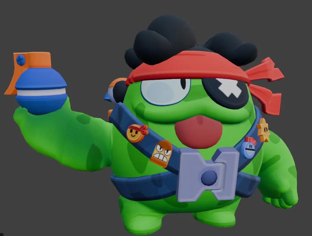 First Blob Squeak - Brawl Stars by GoatGamez | Download free STL model | Printables.com