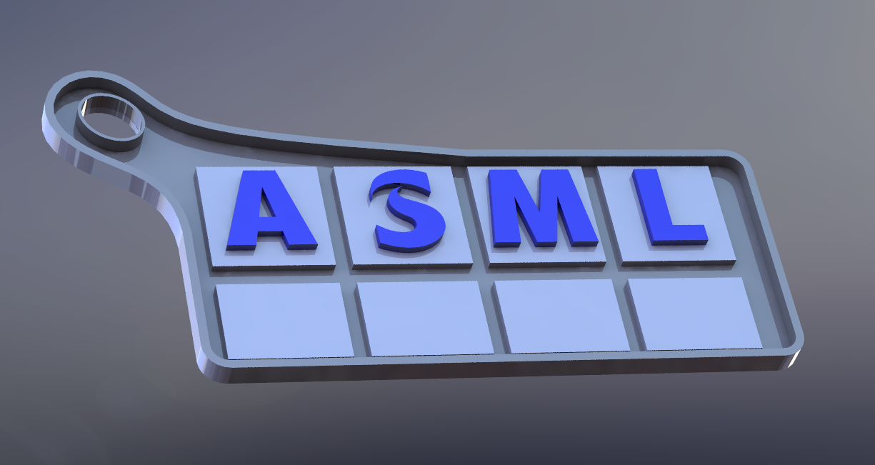 ASML Machine style Keychain by Yakir | Download free STL model | Printables.com