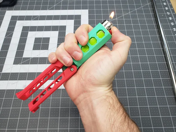 Bic Balisong by blake3dcake | Download free STL model | Printables.com