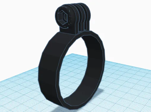 gopro scope mount by DEERDUDE | Download free STL model | Printables.com