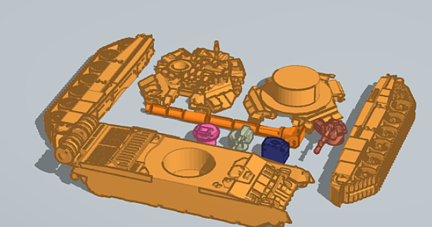 T-90 with moving turret and barrel by kuyongcreates | Download free STL ...
