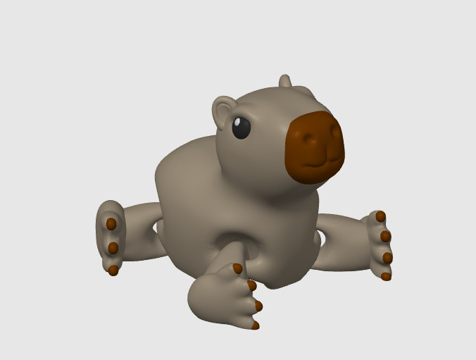 Capybara por Built_Over_Bot | Tienda de Printables