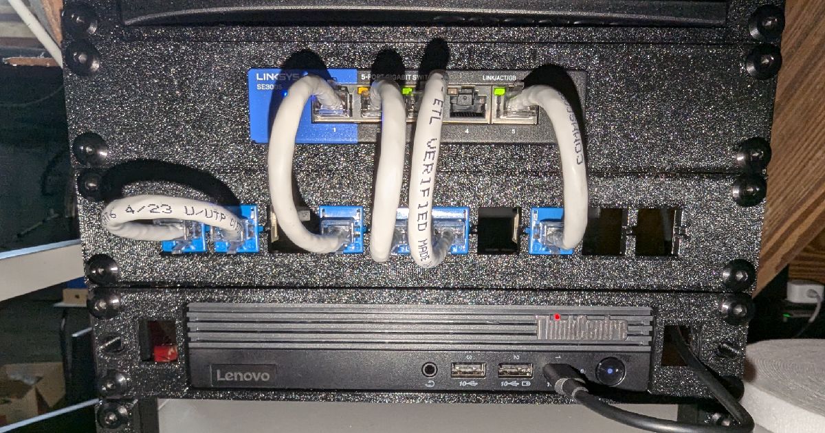 10in Rack UNJ600 Keystone Patch Panel by manalow88 | Download free STL ...