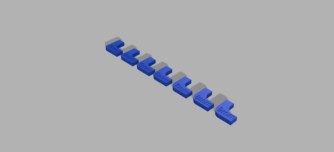 Radius Gauge by Todd Lerdal | Download free STL model | Printables.com