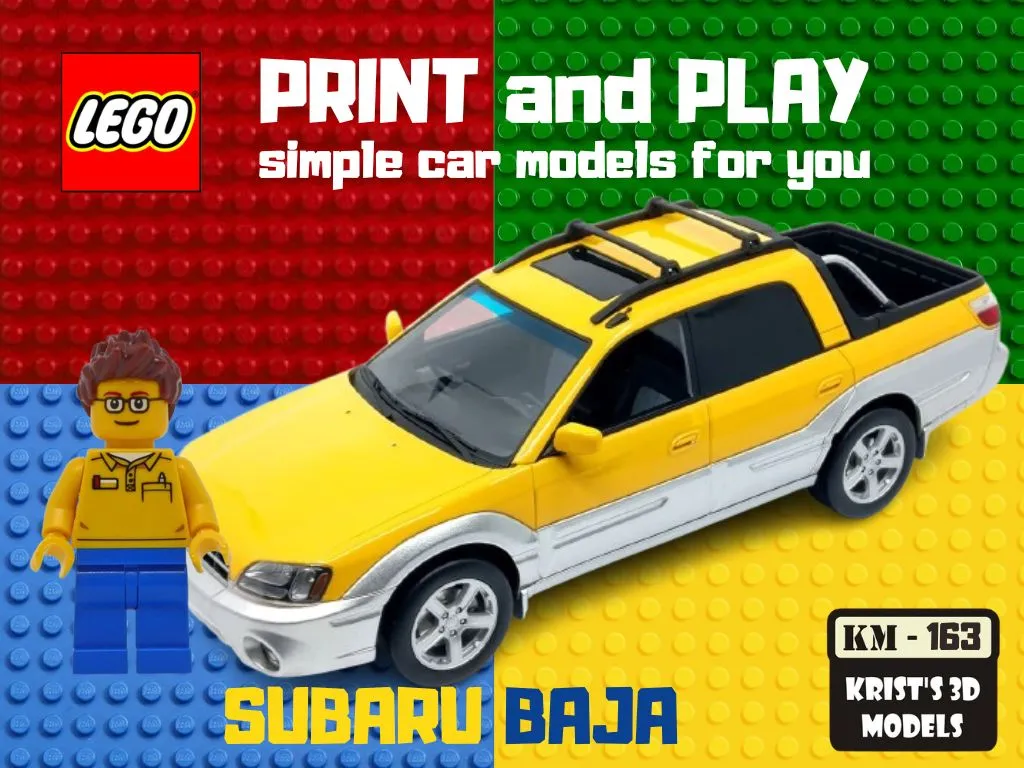 LEGO SUBARU BAJA by Mgr. Pavel Krist | Download free STL model ...
