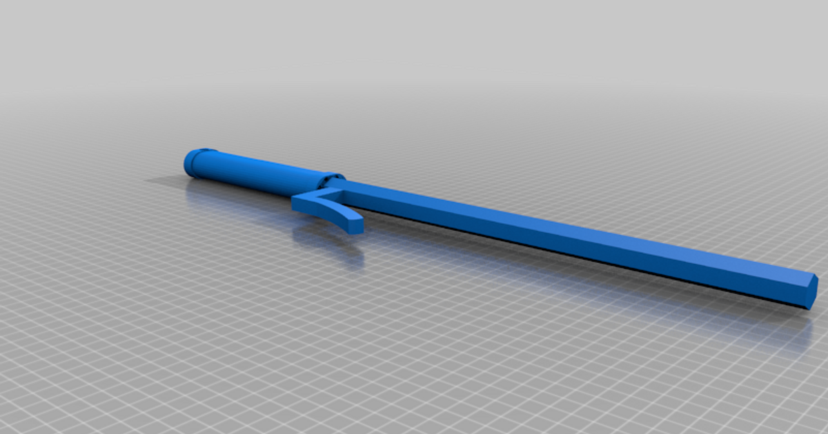 Jutte model for practice Ikkaku-ryū juttejutsu v1 by Dr_Froggy_rD ...