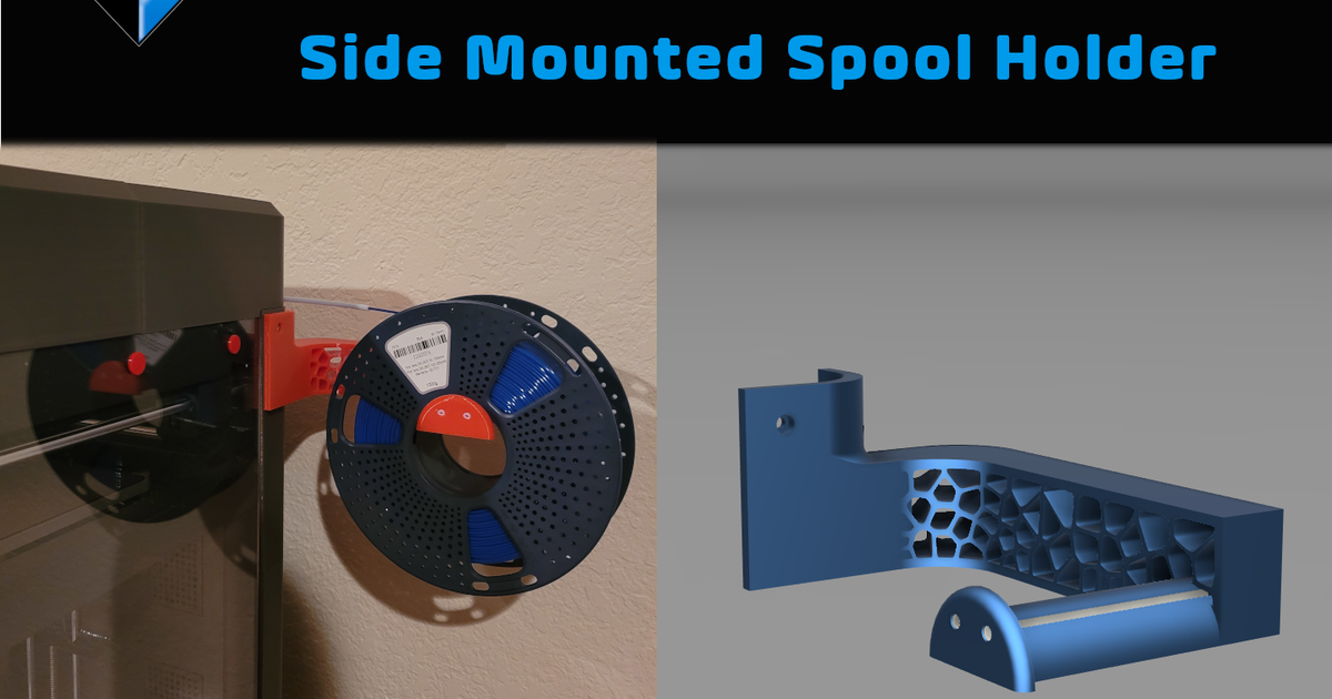 FlashForge Adventurer 5M Side Mount Spool Holder by Dark Doctor Studios ...