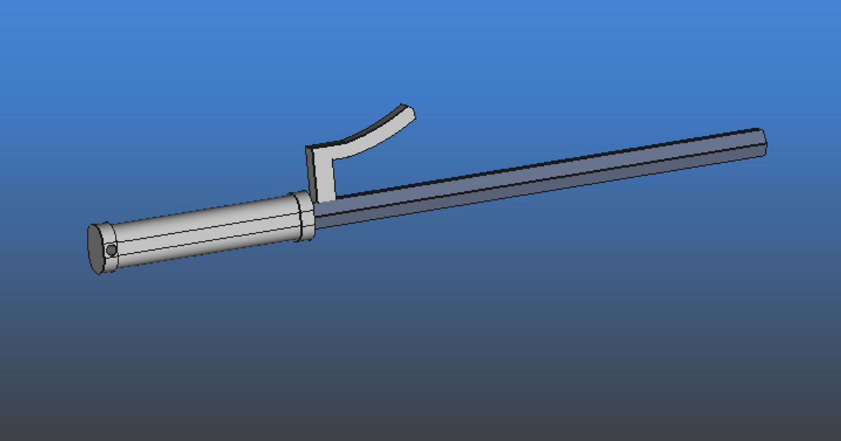 Jutte model for practice Ikkaku-ryū juttejutsu by Dr_Froggy_rD ...