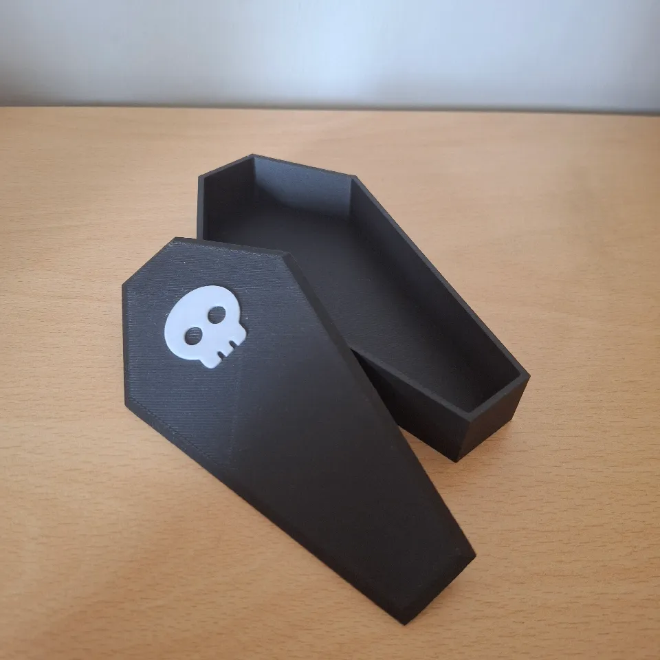 Halloween Skull Coffin by LucaDilo | Download free STL model ...