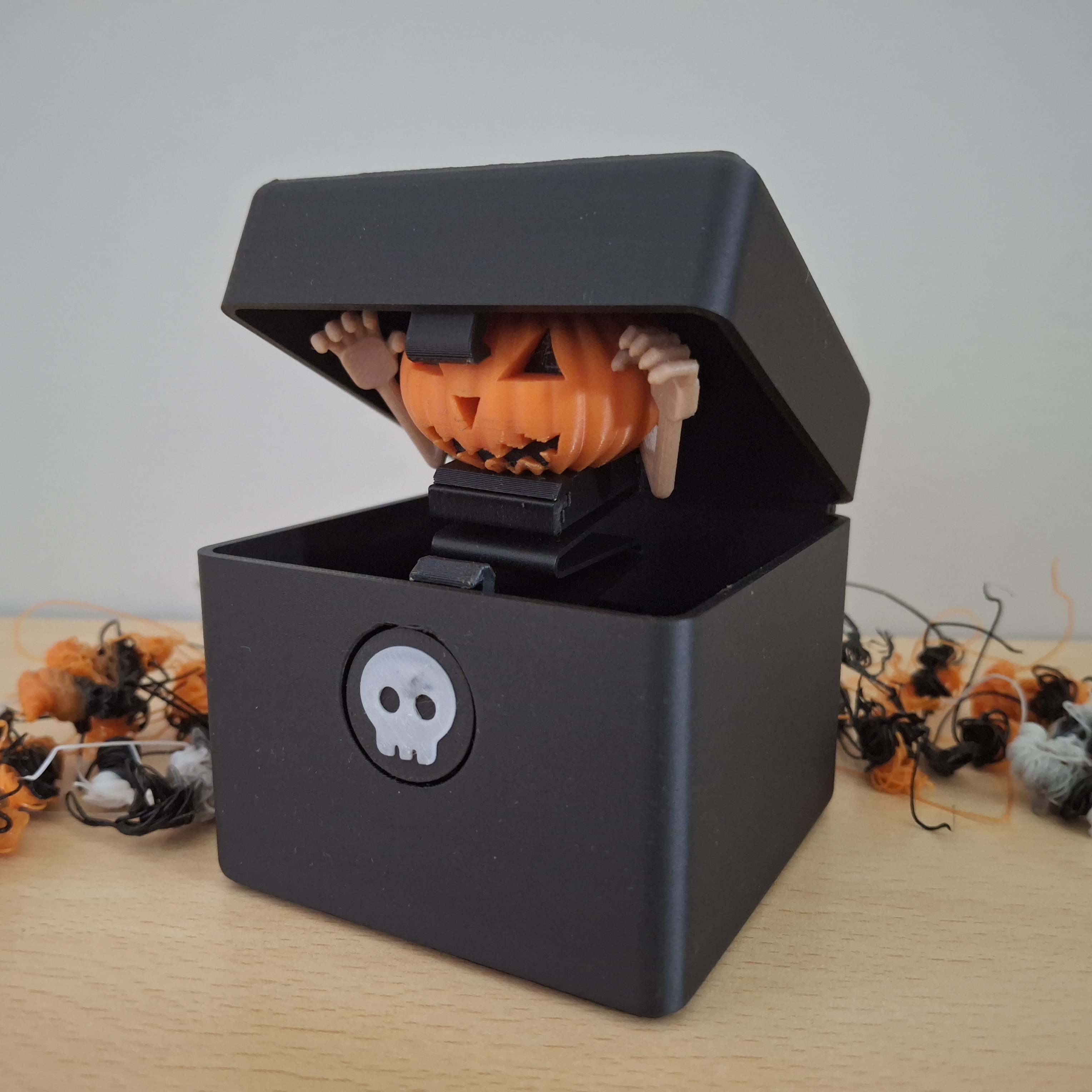 Halloween Pumpkin Mimic Box by Next3D | Download free STL model ...