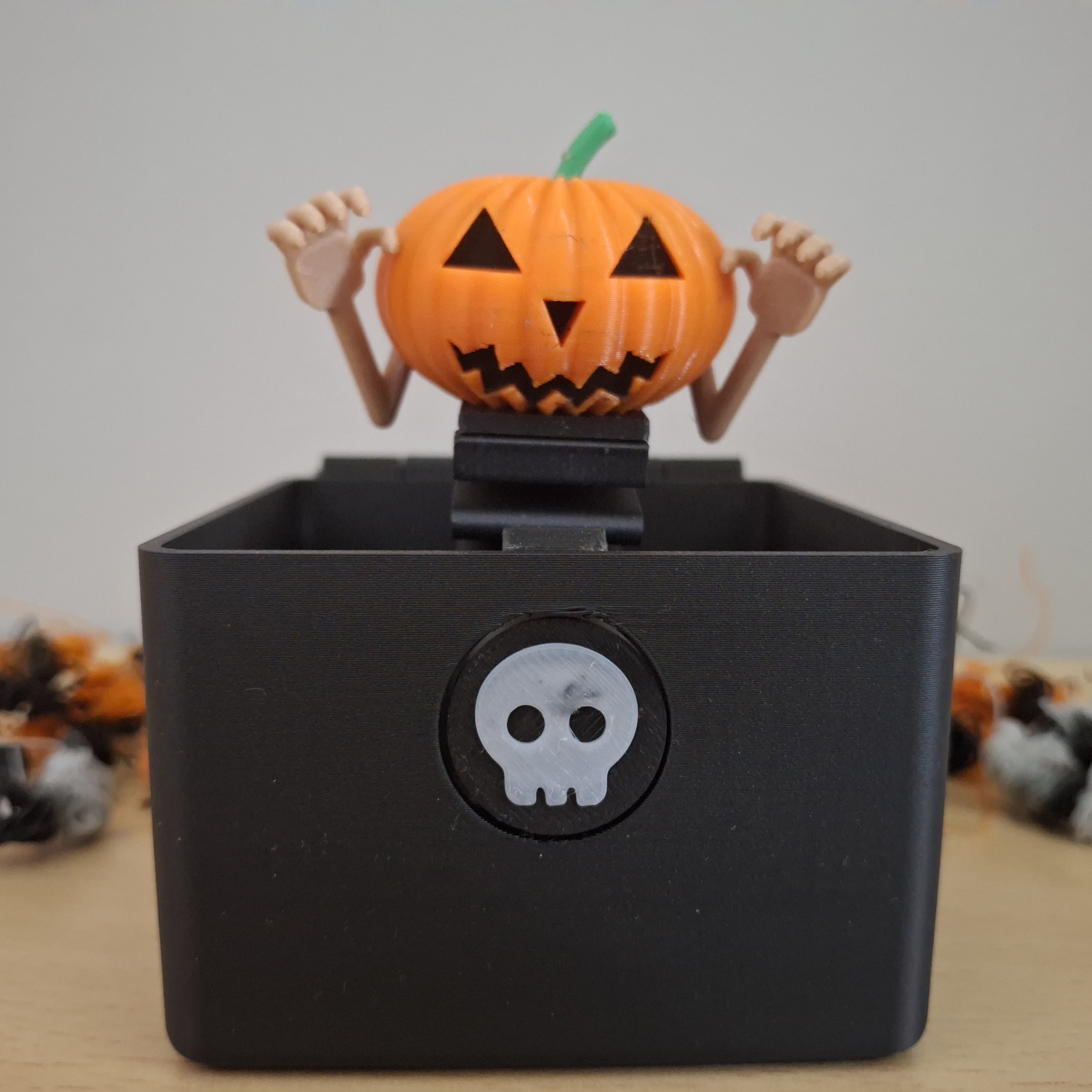 Halloween Pumpkin Mimic Box by Next3D | Download free STL model ...