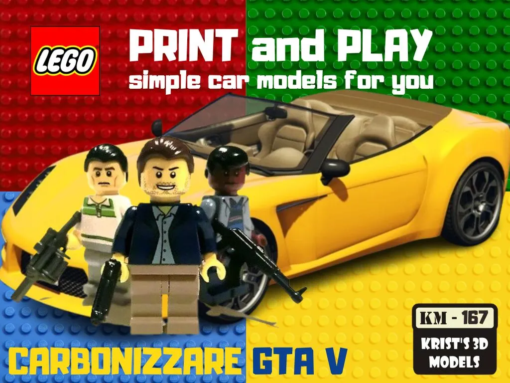LEGO Carbonizzare GTA V by Mgr. Pavel Krist | Download free STL model ...