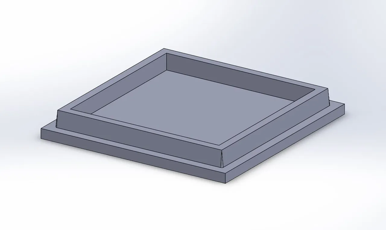 Cover for square profile 60x60mm by Apis | Download free STL model ...