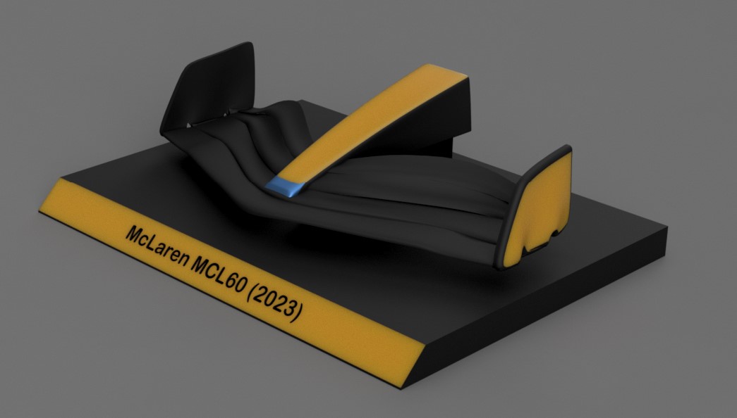 McLaren MCL60 F1 Front wing/ alerón delantero by Porterito27 | Download ...