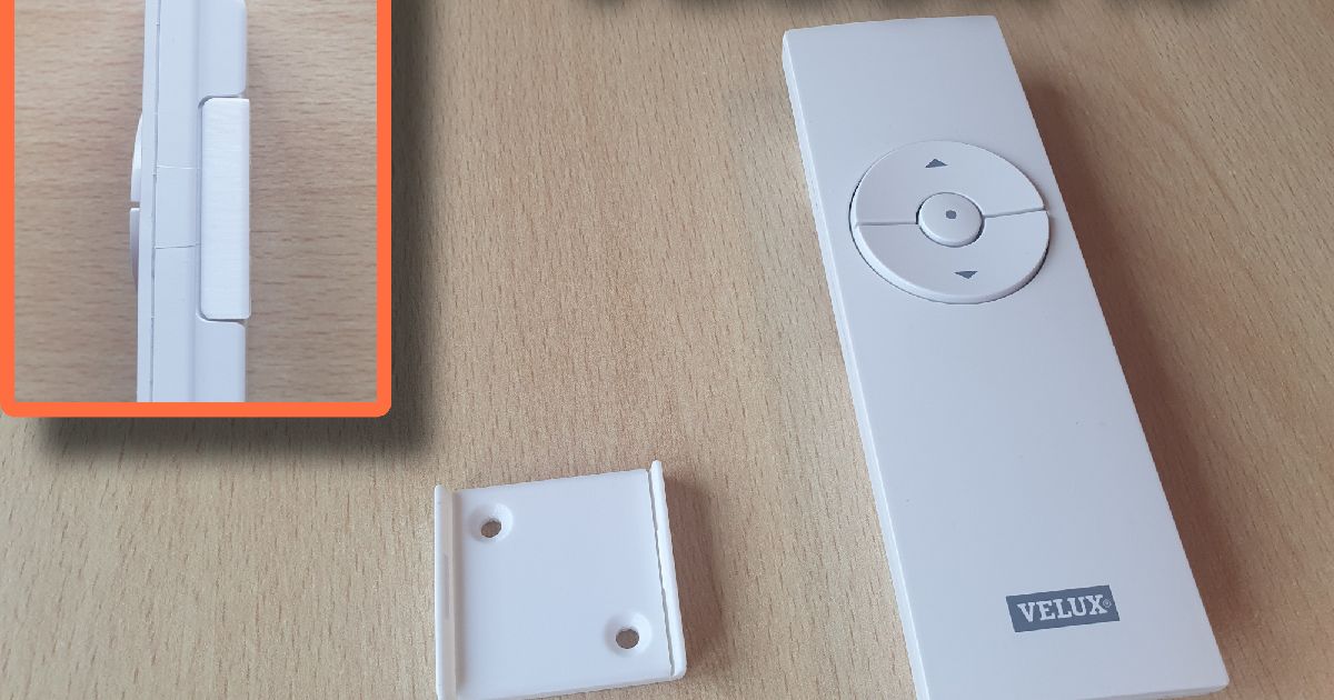 VELUX io remote wall mount by Patrick Pfister | Download free STL model ...