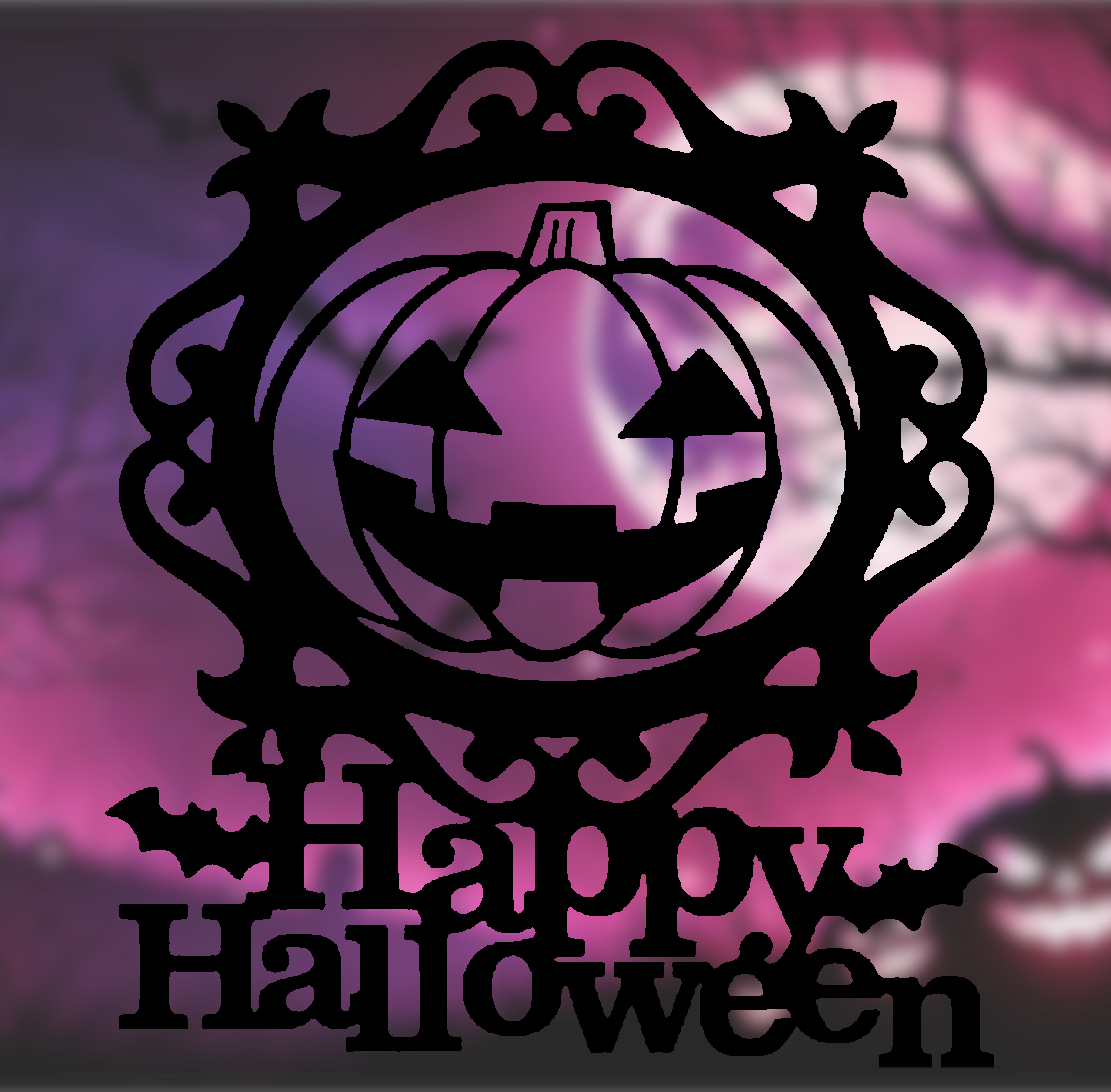 Happy Halloween Pumpkin Sign - 2D Wall Art by The Maker Chemists ...