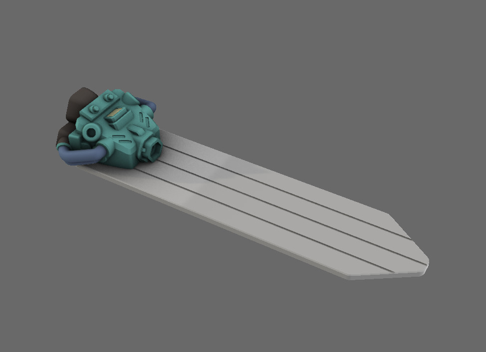 Surfboard for Legacy Beachcomber from Skybound Comics by Funbie Studios ...