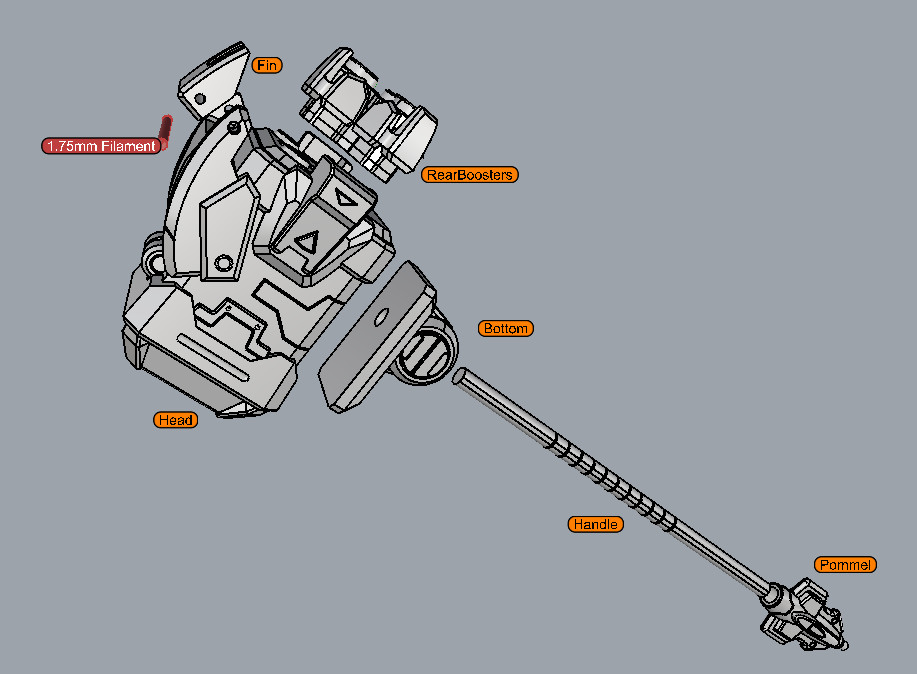 Overwatch Hammer for Transformers Optimus Prime by Funbie Studios ...