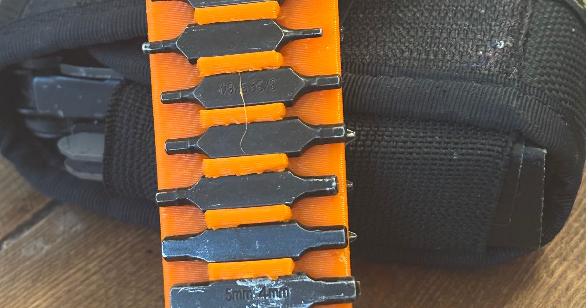 Leatherman Bit Holder by Burnsie | Download free STL model | Printables.com