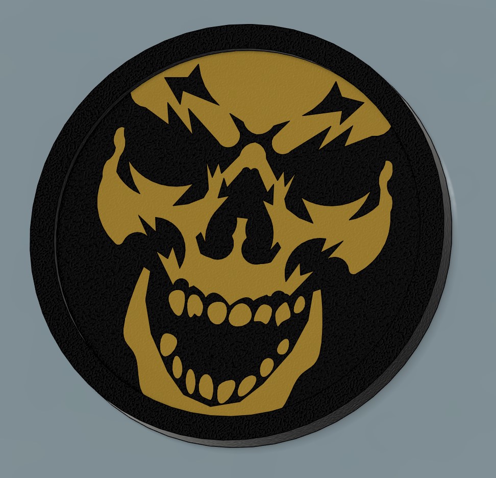 Halloween Coin / Skull Coin by Jeff Hengesbach | Download free STL ...