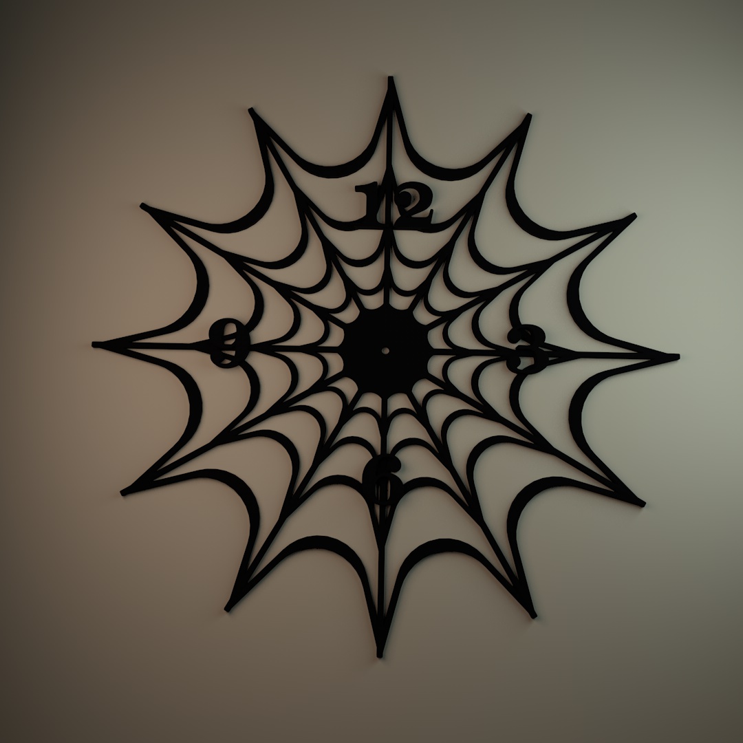Spider clock by Dark Heaven | Download free STL model | Printables.com
