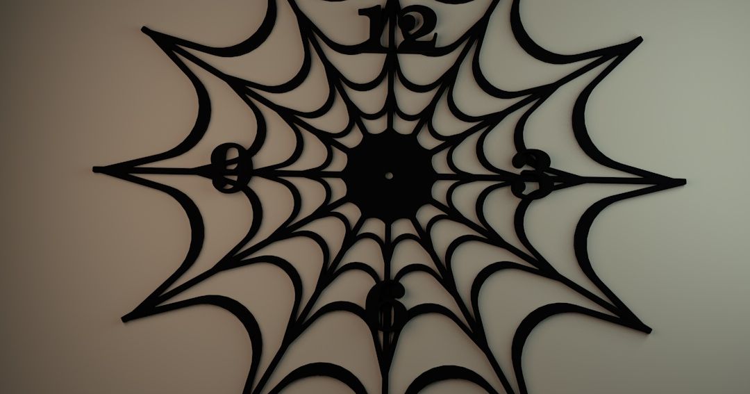 Spider clock by Dark Heaven | Download free STL model | Printables.com