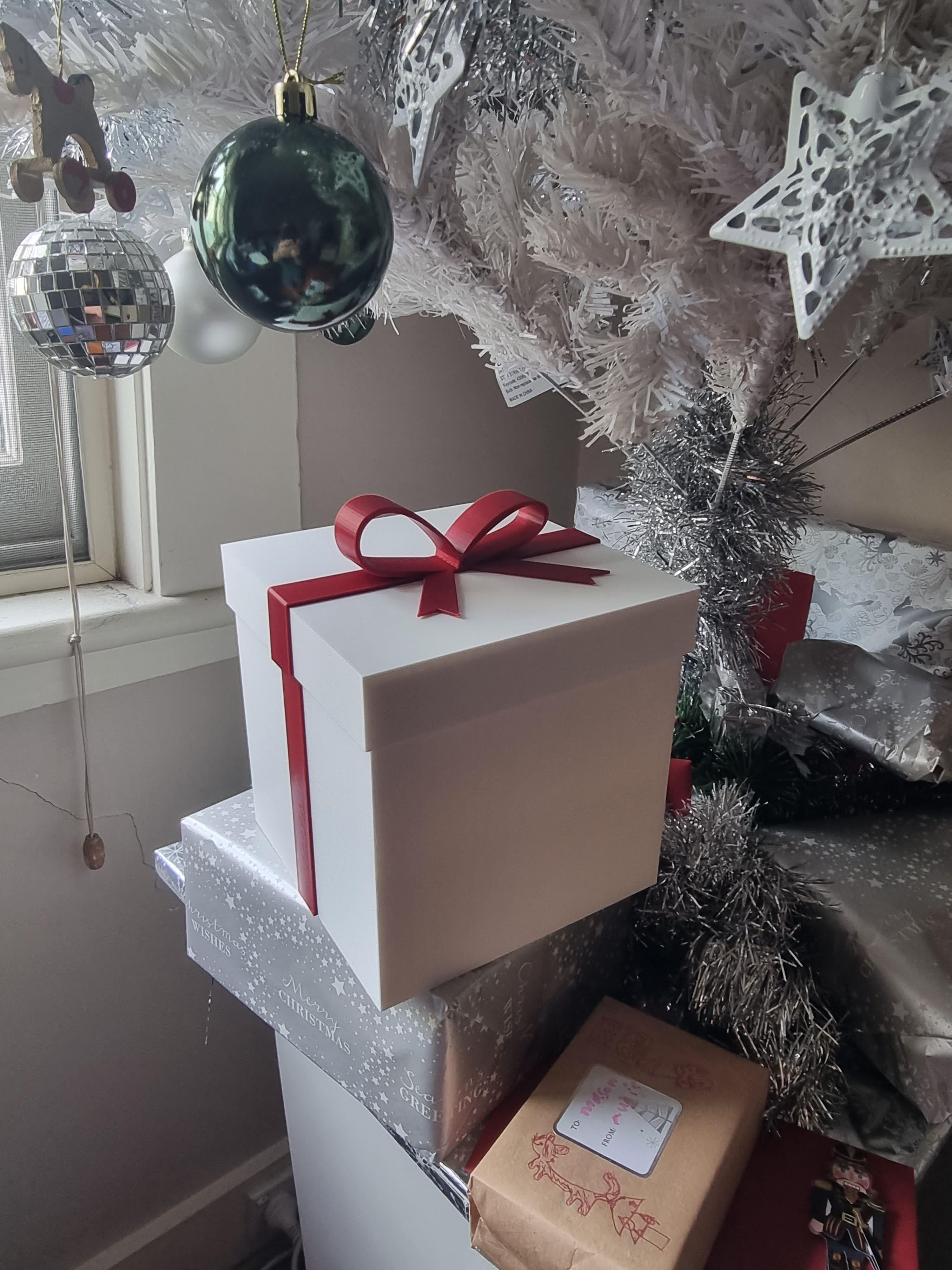 Christmas Present Box with Ribbon by 5Dock3D | Download free STL model ...