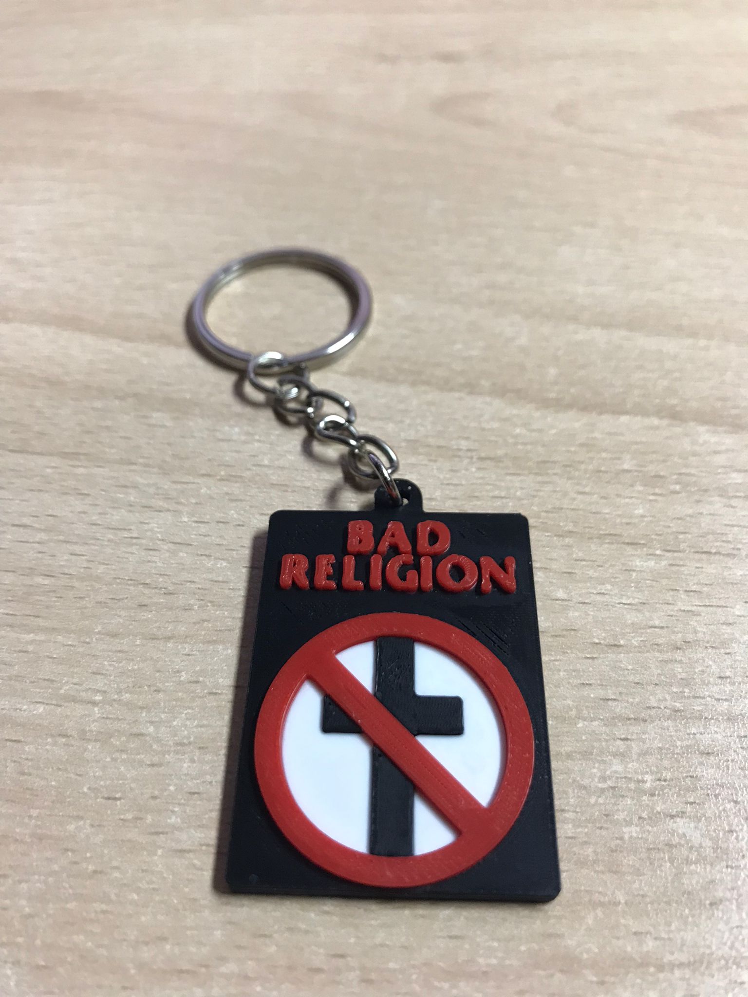Bad religion keychain by INE3DIT | Download free STL model | Printables.com