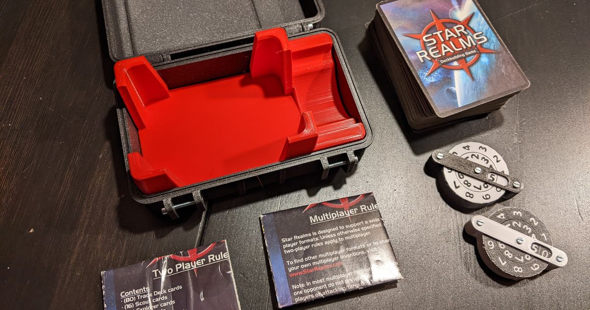 Star Realms deck box with life counters by Dragonator | Download free ...