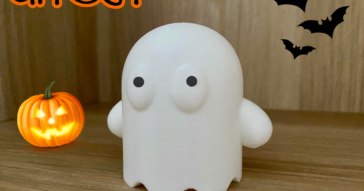 Halloween Cute Spooky Ghost by M4trix | Download free STL model ...