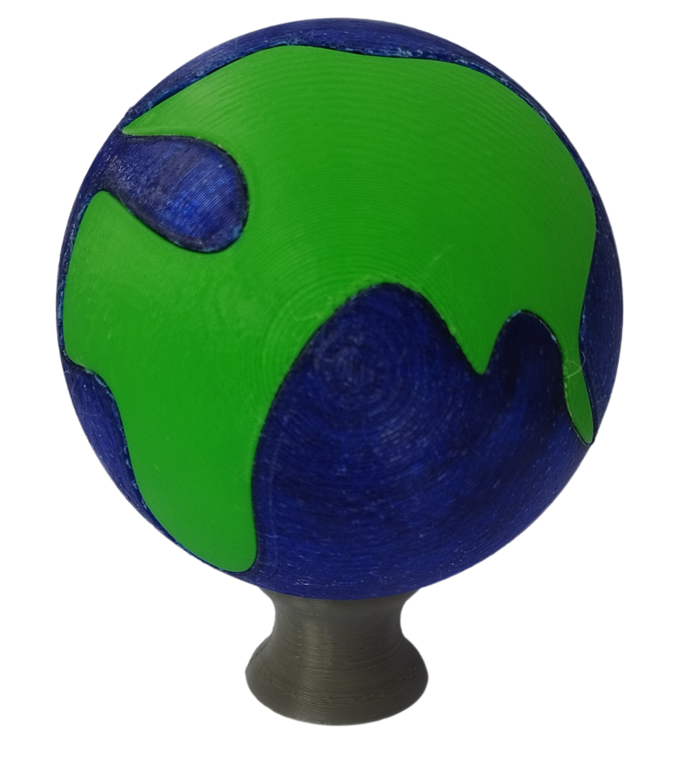 Globe Earth by Rapideau | Download free STL model | Printables.com