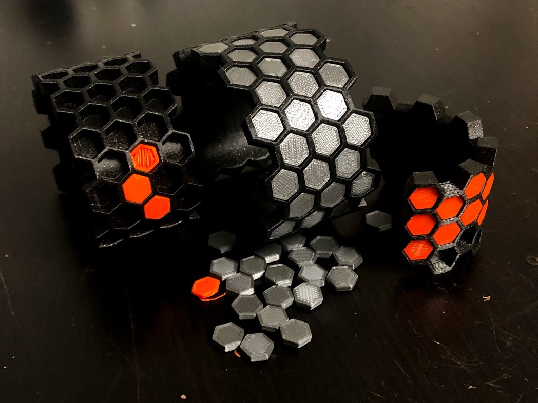 Hex Bracelet by Cisco3D | Download free STL model | Printables.com