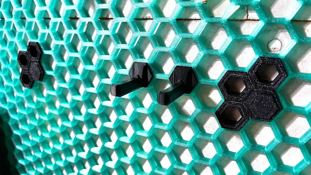 Honeycomb Storage Wall Hooks for IKEA FIXA Hammer and Screwdriver by ...