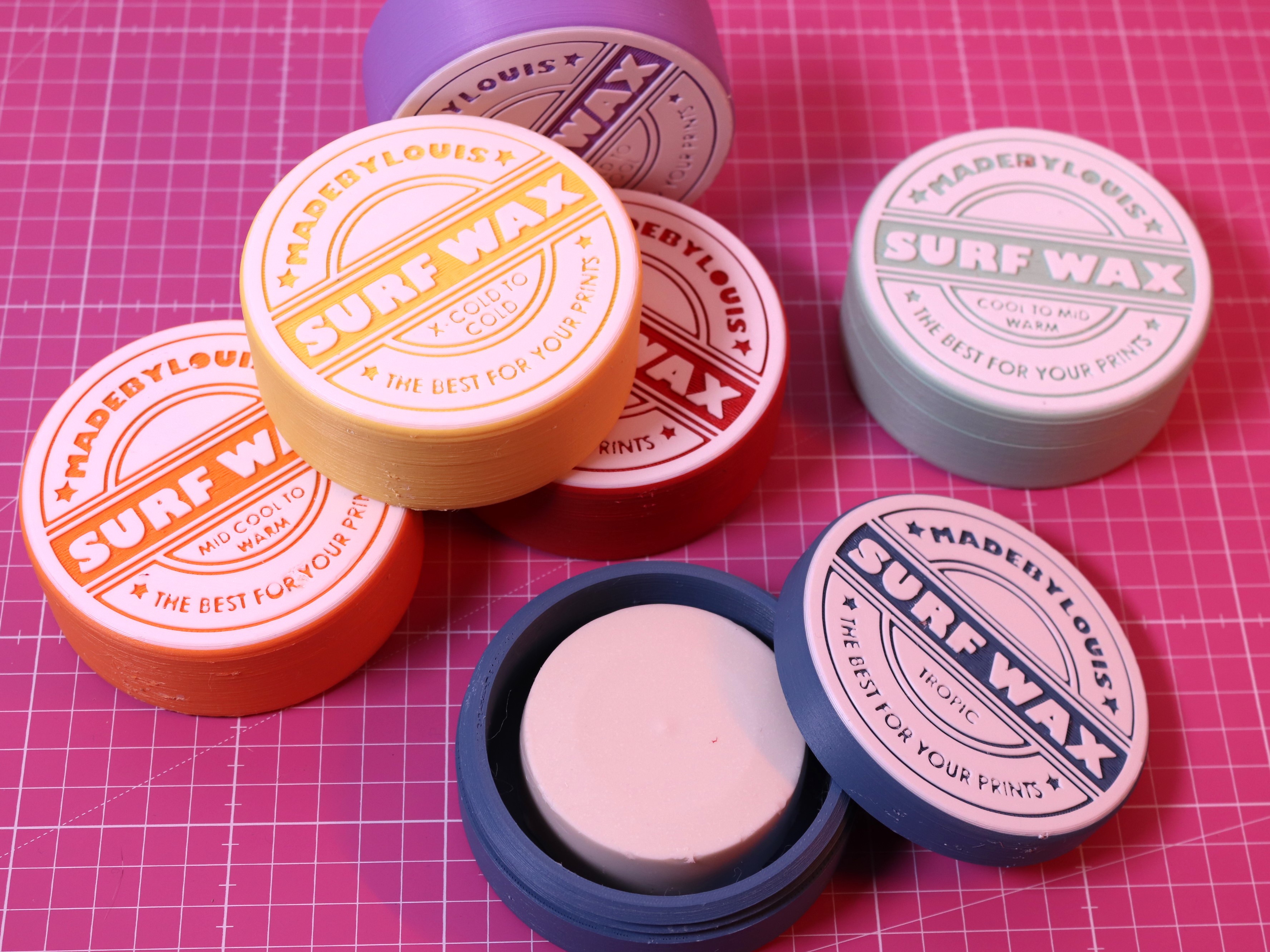 Surf wax box by 3DMadeByLouis | Printables Store