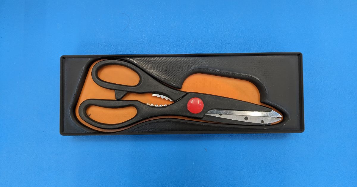 Harbor Freight Scissor Gridfinity Shadow Board Tray by TheOneAndOnly ...