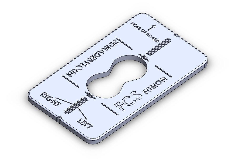 Router jig FCS fusion fin plugs by 3DMadeByLouis | Printables Store