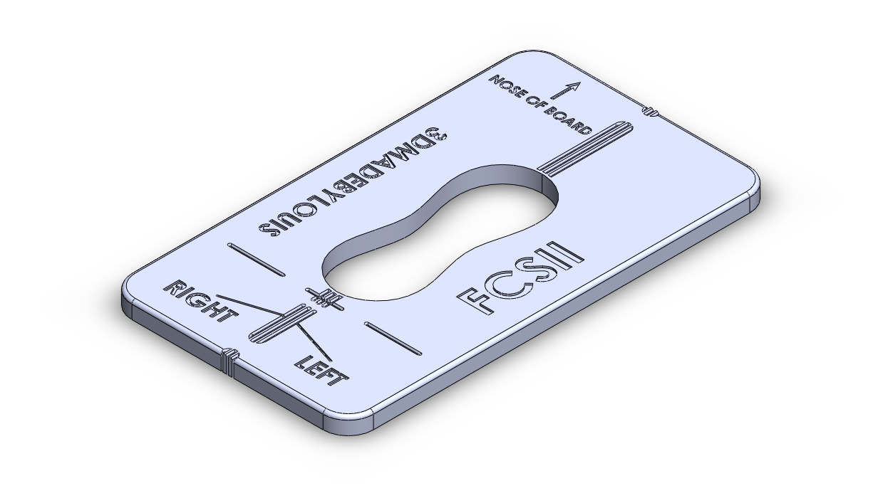 Router jig FCSII fin plugs by 3DMadeByLouis | Printables Store