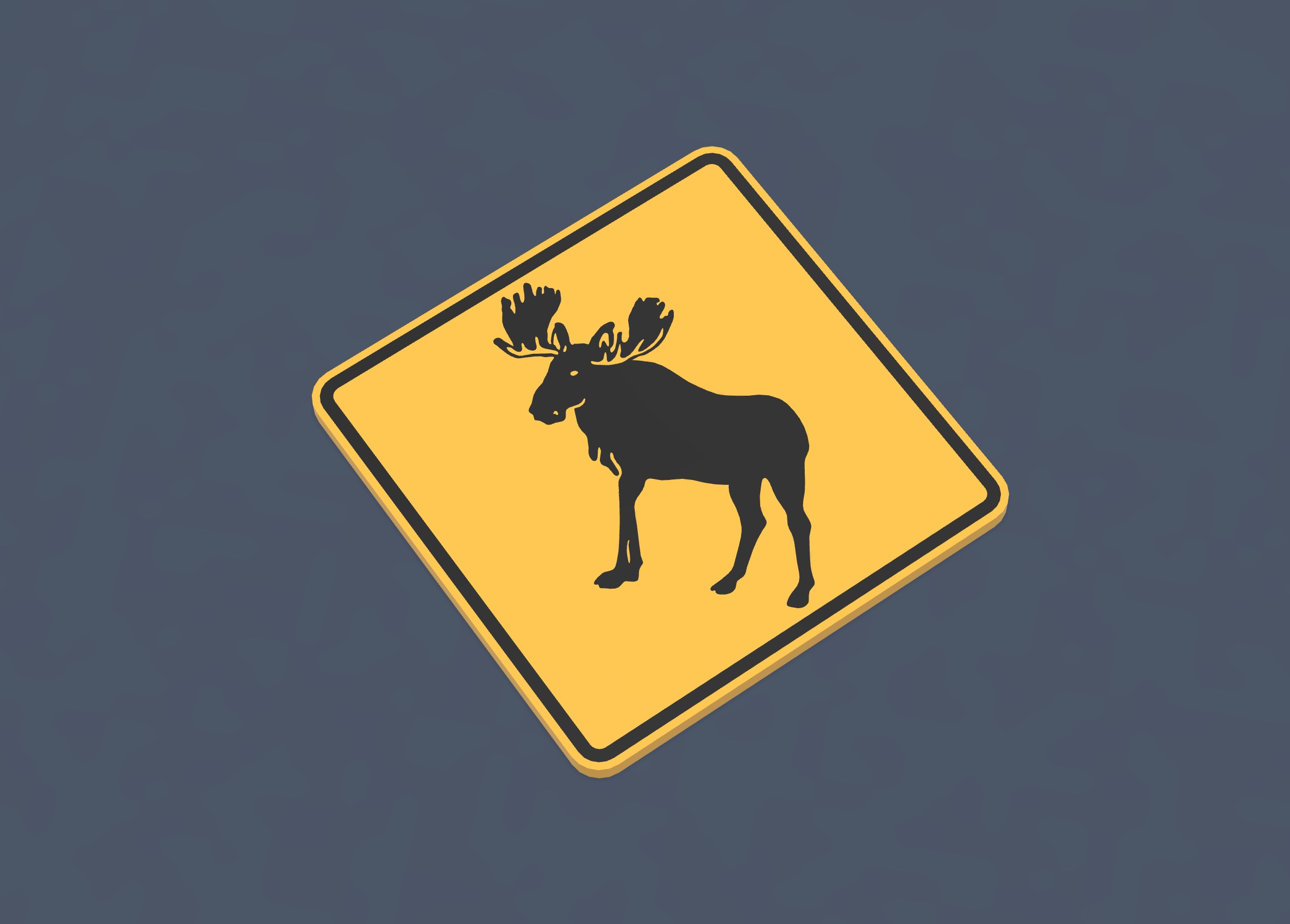 Animal Crossing Road Signs - Deer, Elk, Bear, Moose, Bighorn Sheep by ...