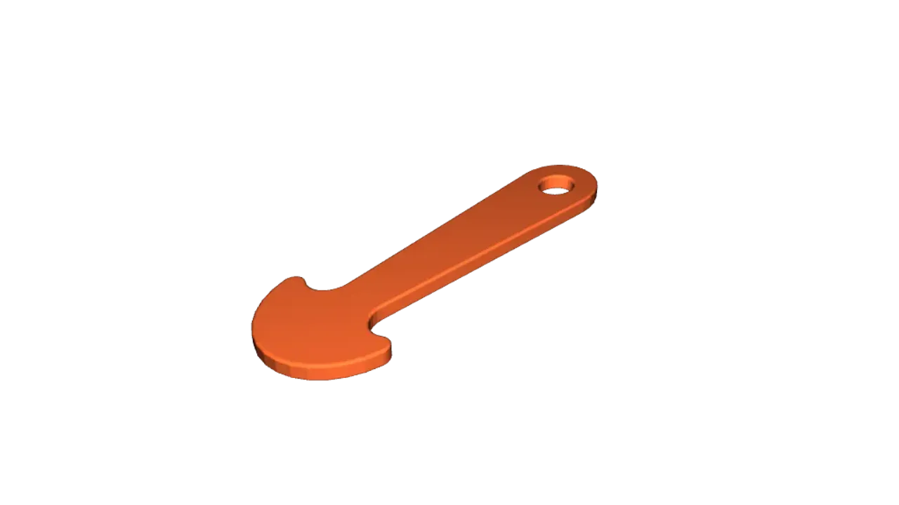 Australian trolley key (removable) by Noah Bergs | Download free STL ...