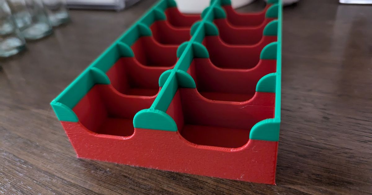 100ml flask tray by poho | Download free STL model | Printables.com